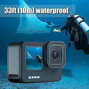 GEPULY Replacement Battery Cover USB-C Side Door for GoPro Hero 13/12/11/10/9 Black Type-C Port Cover 33ft Waterproof Camera Repair Part Accessories Accessory Kit