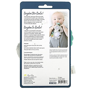 Itzy Ritzy Infant Toy & Teether - Itzy Pal Baby Teething Toy Includes Lovey, Crinkle Sound, Textured Ribbons & Silicone Teether Toy for Newborn (Koala)