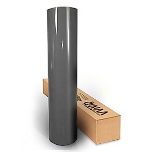 VVIVID XPO Gloss Dark Grey Vinyl Car Wrap Film Roll (1.5ft x 5ft)