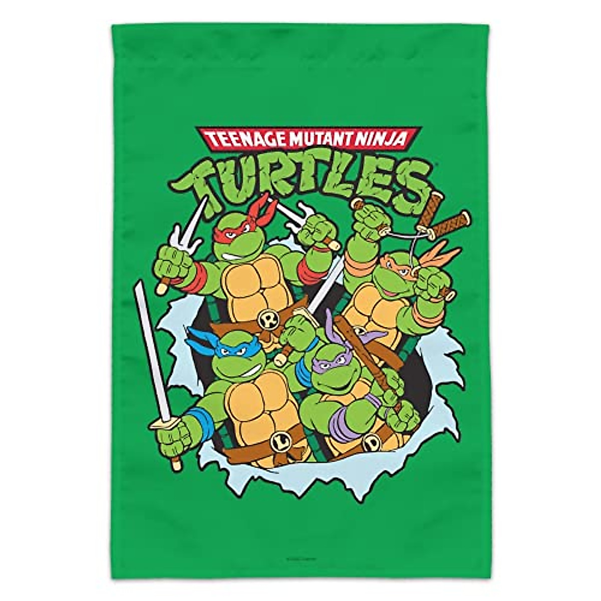 Teenage Mutant Ninja Turtles Group Retro Garden Yard Flag