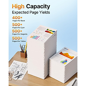 E-Z Ink (TM Remanufactured Ink Cartridge Replacement for Epson 126 T126 to use with Workforce 435 520 545 635 645 WF-3520 WF-3530 WF-3540 WF-7010 WF-7510 (6 Black,2 Cyan,2 Magenta,2 Yellow) 12 Pack