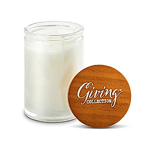 DEMDACO Creamy White Dream Warm Chamomile 4.5 Ounce Soy Wax Blend Giving Candle