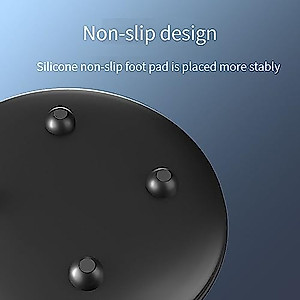 HUAYUWA Magnetic Charging Dock for Poke-mon GO Plus+ 2023 Accessories, RGB Colorful Lights Wireless Charging Station with Silicone Protective Cover Case Compatible with GO Plus Plus