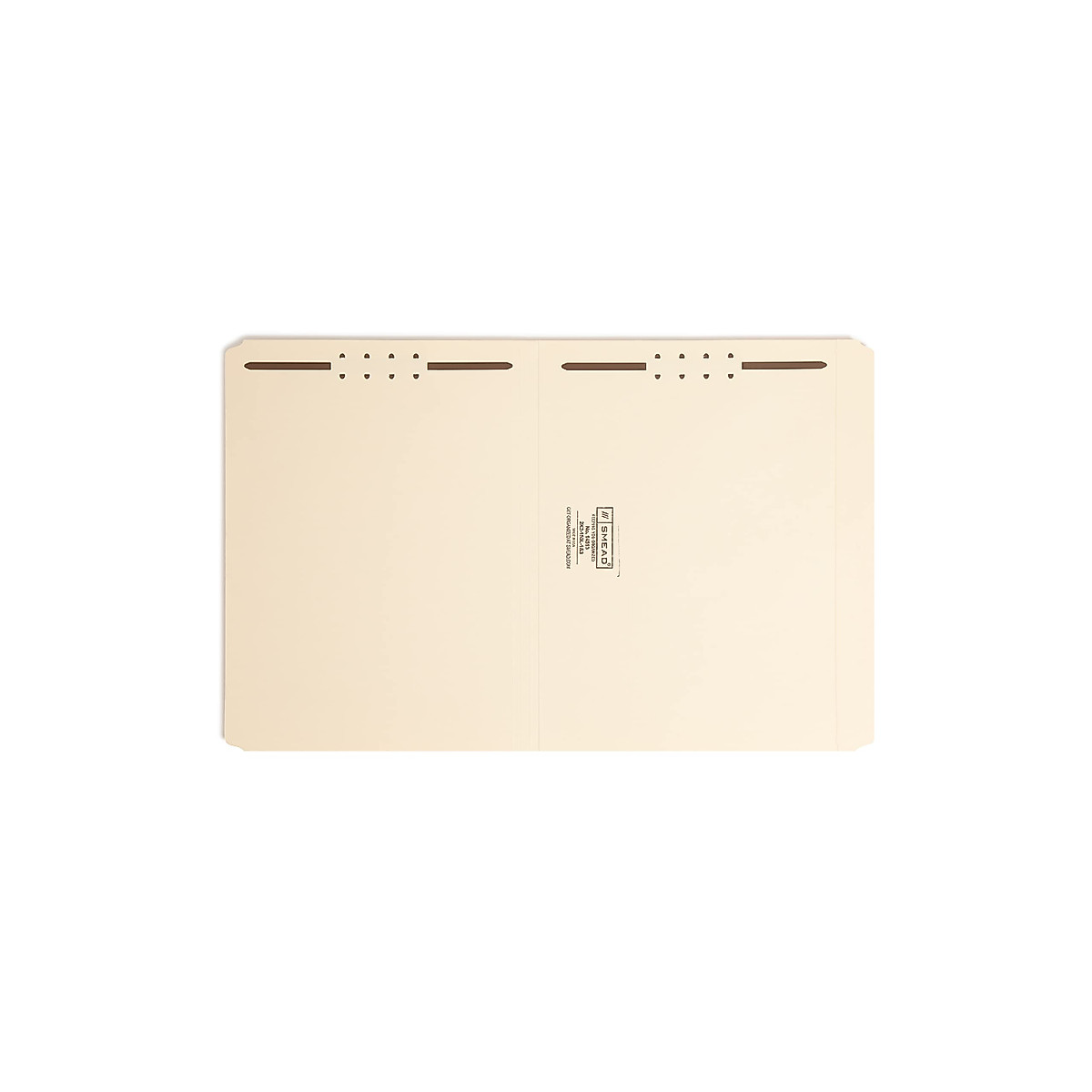 Smead Fastener File Folder, 2 Fasteners, Reinforced Straight-Cut Tab, Letter Size, Manila, 50 per Box (14513)