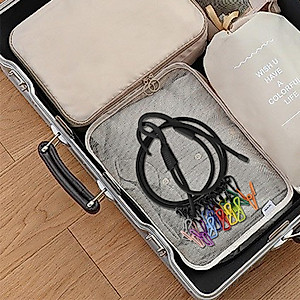 Retractable Car Carrying Camping Drying Portable Clothesline, 10 Clothespins, Home Use Hole-Free Clothesline for Traveling, Car Carrying, Outdoor Camping