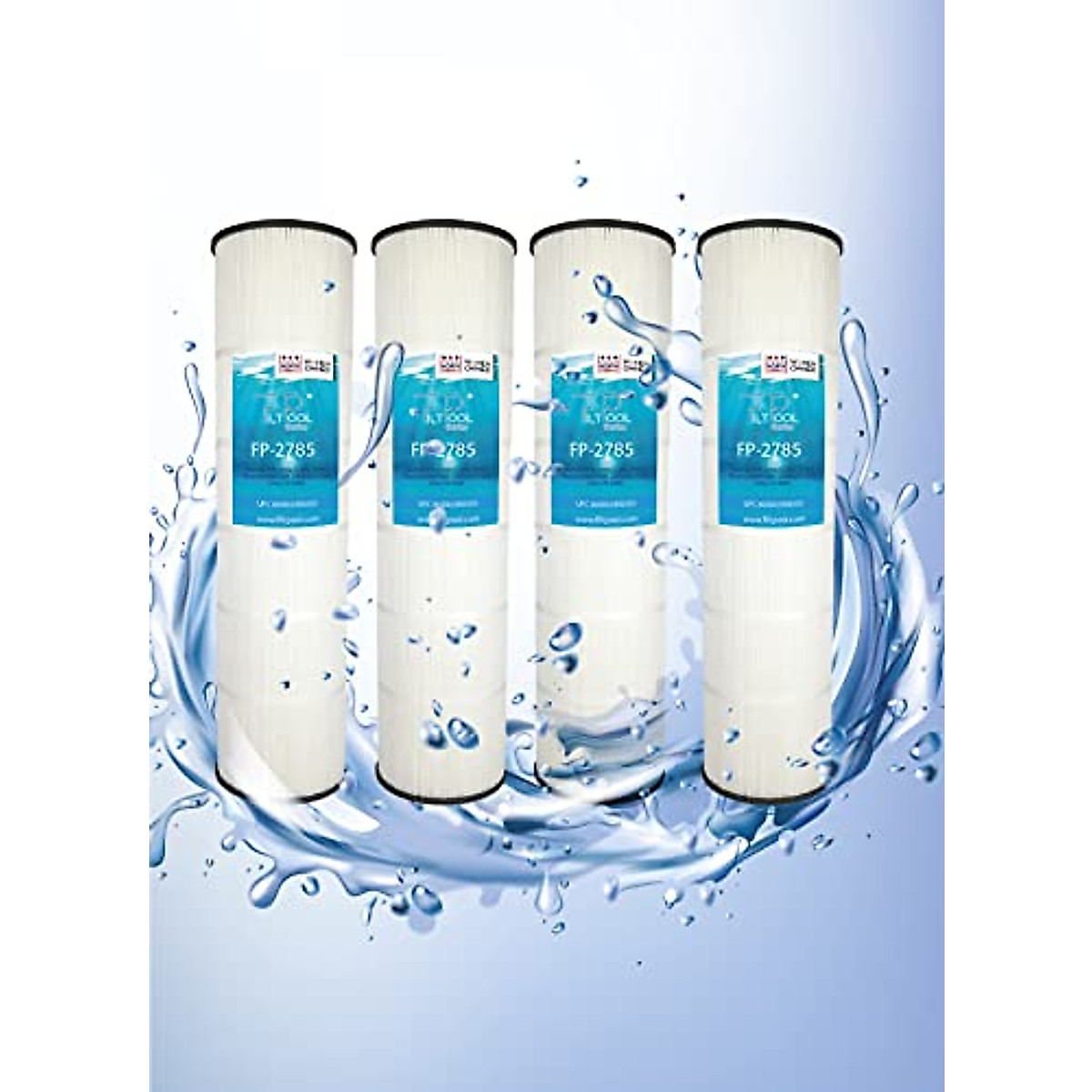 FILTPOOL FP-2785, Jandy CL340, CV340 A0557900, R0554500, Pleatco PJAN85, Unicel C-7459, Filbur FC-0800, 6405, 4Pack