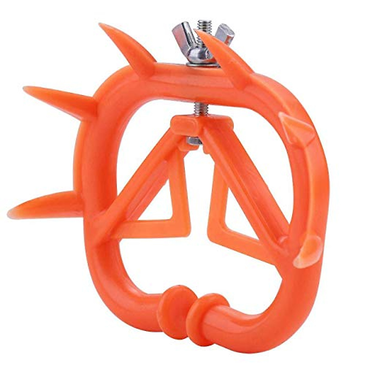 TIHOOD 10PCS Cow Nose Ring Farm Livestock Animal Weaner Red Plastic Weaning Tool for Calf Cattle Prevent Sucking