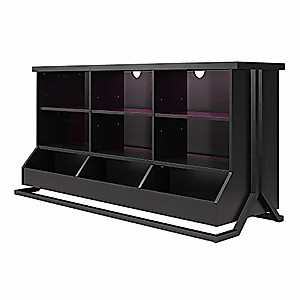 Ntense Grind Gaming Console with LED Lights, Black