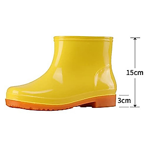Garden Outdoor Boots Men's Shoes Summer Rain Women's Wear- Shoes Water Women's Baseball Rain Boots