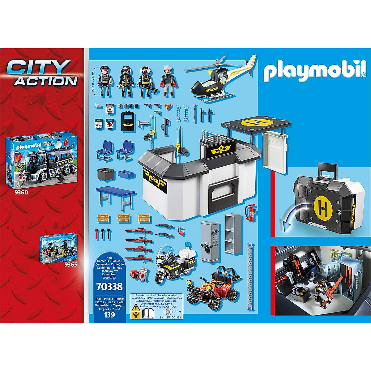 Playmobil Take Along Tactical Unit Headquarters