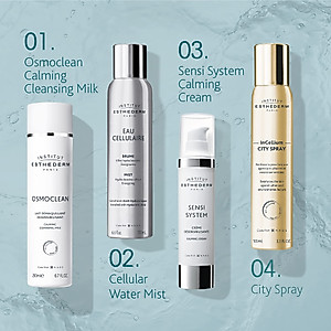 Institut Esthederm - Osmoclean Calming Cleansing Milk - Make-up Remover - Comfort Feeling - Sensitive Skin, 6.7 Fl Oz (pack of 1)