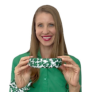 Shimmer Anna Shine St. Patricks Day Headbands and Scrunchie for Women and Girls (St Patricks Green Clover Shamrock)