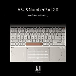 ASUS ZenBook 14X OLED Space Edition Laptop, 14” 2.8K 16:10 OLED Touch Display, Intel Core i9-12900H CPU, 32GB RAM, 1TB SSD, Windows 11 Pro, ZenVision Display, UX5401ZAS-XS99T