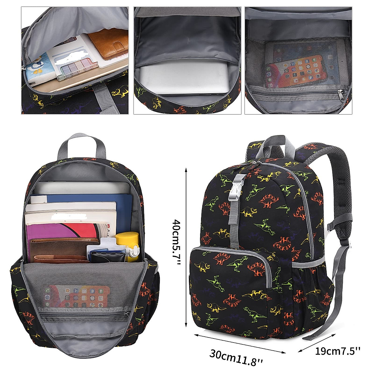 Backpack for Boys,Boys School backpack with Lunch Box Set Lightweight Kids Backpack for Boys Toddler Kindergarten Preschool Elementary with Lunch Box and Pencil Box