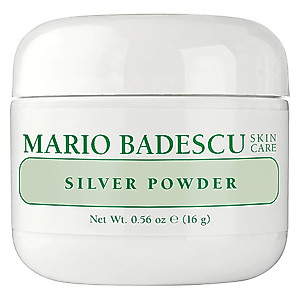 Mario Badescu Silver Powder, Skin Care Facial Pore Cleansing Mask With Kaolin Clay & Zinc Oxide, 0.56 Oz
