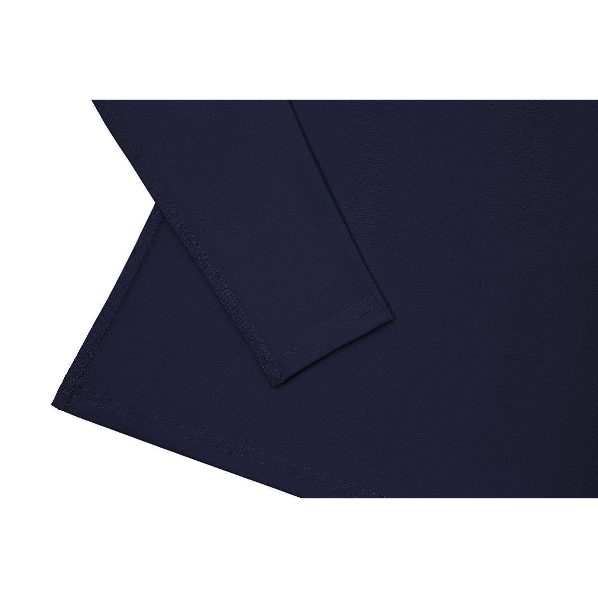 TCA Boys' Pro Performance Long Sleeve Running Compression Base Layer Top - Crew Neck - Navy Eclipse, 10-12 Years