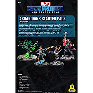 Marvel: Crisis Protocol Asgardians Affiliation Pack - United Might of Asgard! Tabletop Superhero Game, Ages 14+, 2 Players, 90 Minute Playtime, Made by Atomic Mass Games
