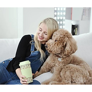 Vacucraft Bamboo Fiber Coffee & Tea Cup Animal Collection DOG (Red)