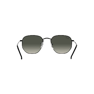 Ray-Ban RB3548 Hexagonal Sunglasses, Black/Grey Gradient, 54 mm