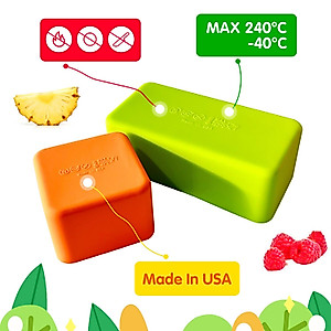 IELEK Silicone Lunch Box Dividers Reusable Non-Toxic, BPA Free, Dishwasher Safe Bento Box Accessories Lunch Box Dividers