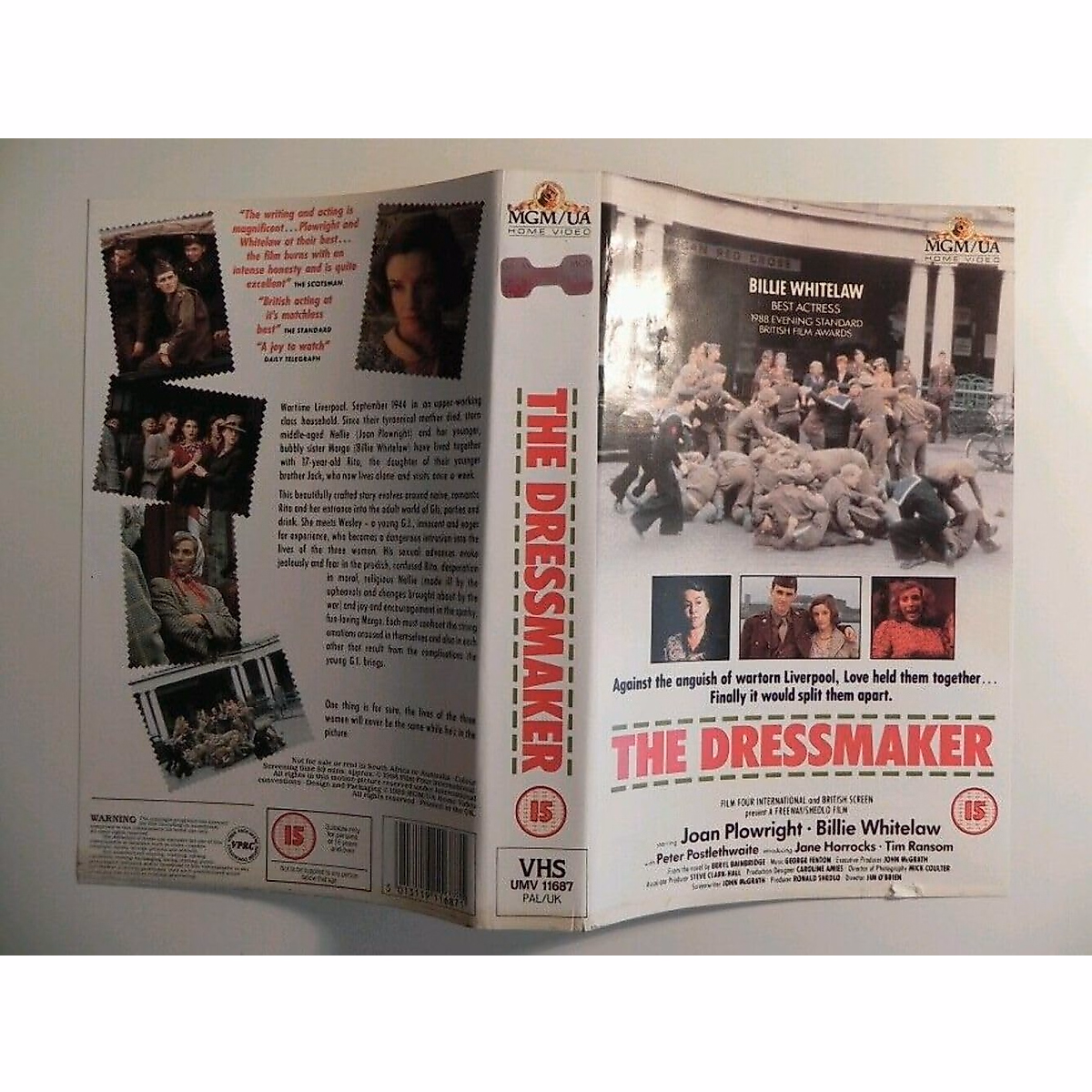 The Dressmaker - RCA - Double Sleeve - Rare - 'Jane Horrocks Topless' VHS (310)