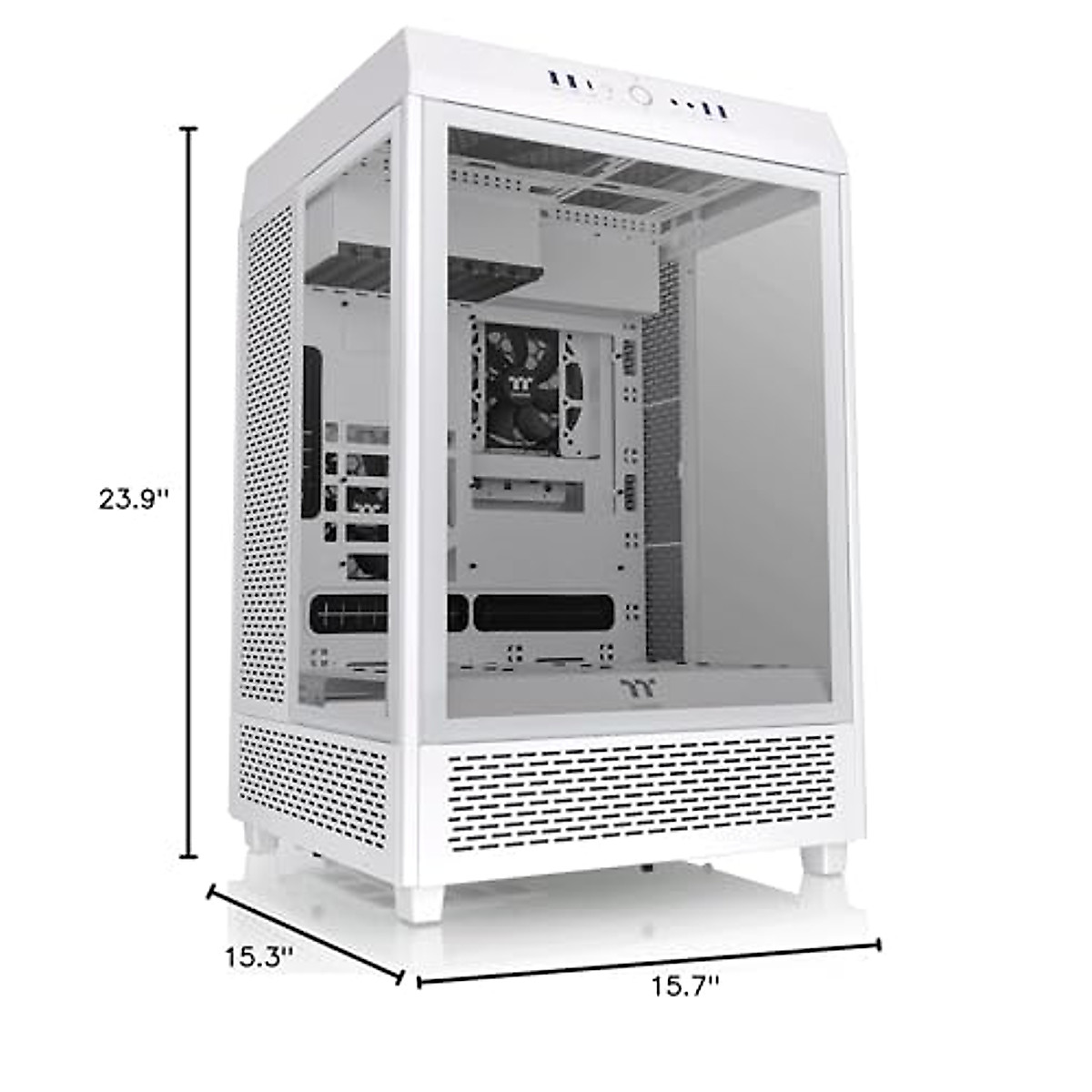 Thermaltake Tower 500 Snow Edition Vertical Mid-Tower Computer Chassis Supports E-ATX CA-1X1-00M6WN-00
