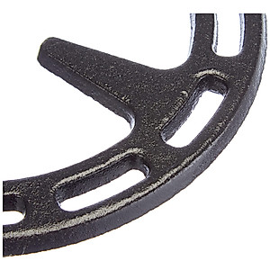 Ilsa Gas Ring Reducer, 4.75-Inch, Cast Iron, Black