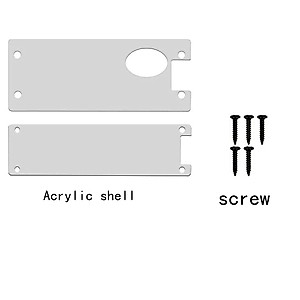 Treedix Compatible with Pi Pico Acrylic Case Development Board Transparent Protective Case Fixing Bracket