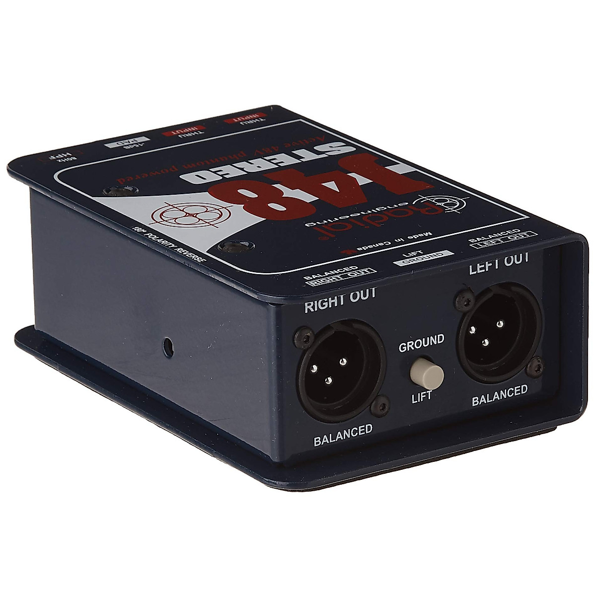 Radial J48 Stereo 2-Channel Active Instrument Direct Box