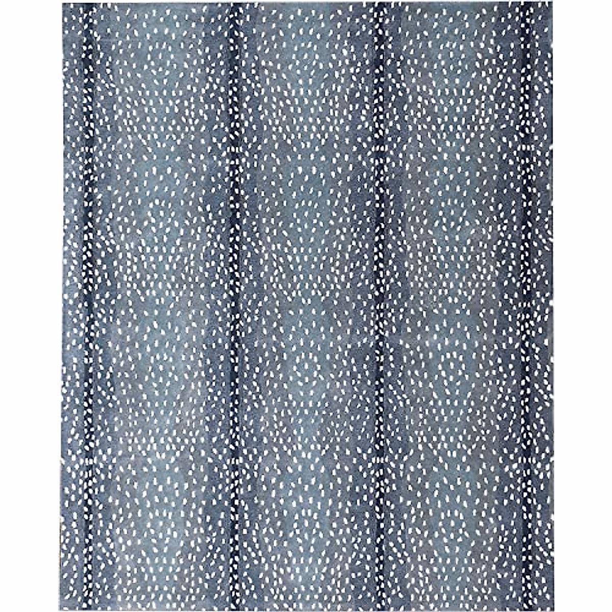 Wallard Antelope Cheetah Blue,Neutral,Grey,Mink Animal Contemporary Handmade 100% Woolen Area Rugs & Carpets (Blue, 9x12)
