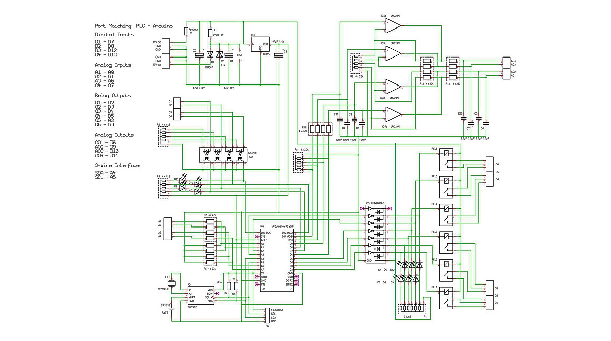 CANADUINO PLC MEGA328 DIY Kit for Arduino Projects