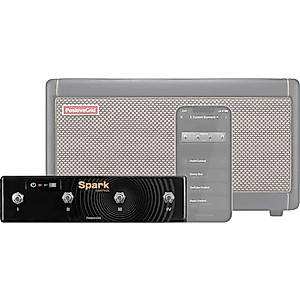 Positive Grid Spark Control Wireless Guitar Footswitch Pedal/Controller for Spark Guitar Amplifier and Mobile App with Backing Tracks