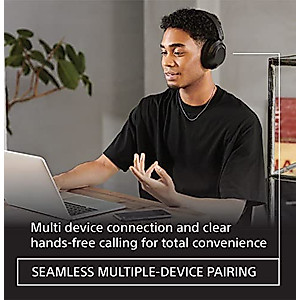 Sony WH-XB910N EXTRA BASS Noise Cancelling Headphones, Wireless Bluetooth Over the Ear Headset with Microphone and Alexa Voice Control (Renewed)