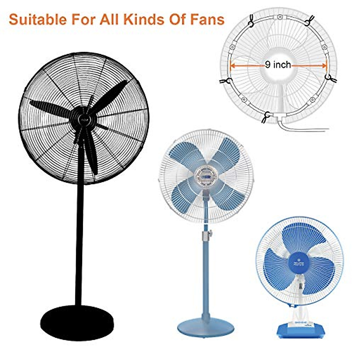 HONYOU Fan Misting Cooling Kit for DIY Outdoor Mist Fan 19.6 Ft