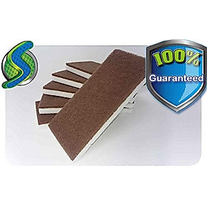 INSTANT ERASE Sponge Mop Floor Cleaning Pads 4.5" x 10" (60 Pack) - Doodlebug Cleaning Pad - Floor - Tile - Grout - Tough Jobs
