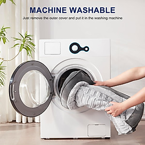 FURTIME Orthopedic Dog Beds for Meidum Large Dogs, Washable Dog Bed with Supportive Foam, Pet Sofa with Removable Cover, Waterproof, Nonskid Bottom