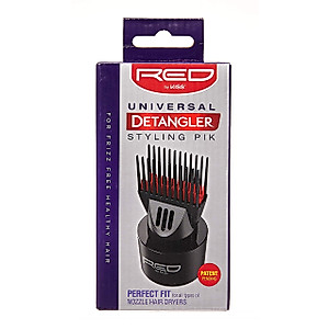 Red by Kiss Universal Detangling Blow Dryer Hair Styling Pik – Compatible with all Hair Dryers