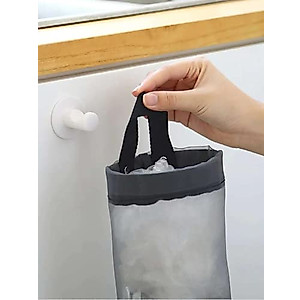Plastic Bag Holder, Grocery Bag Holder, Hanging Storage with Hook, Organizer, Recycling Bag Holder, Trash Bags