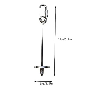 Bird Food Holder, Bird Feeder Toy, Foraging Toy, Bird Food Treat Skewer, Stainless Steel Parrot Fruit Vegetable Stick Holder (S)