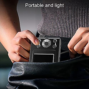 SamFansar Digital Camera -Compatible Display Portable Camera Photography Tools Plastic Black