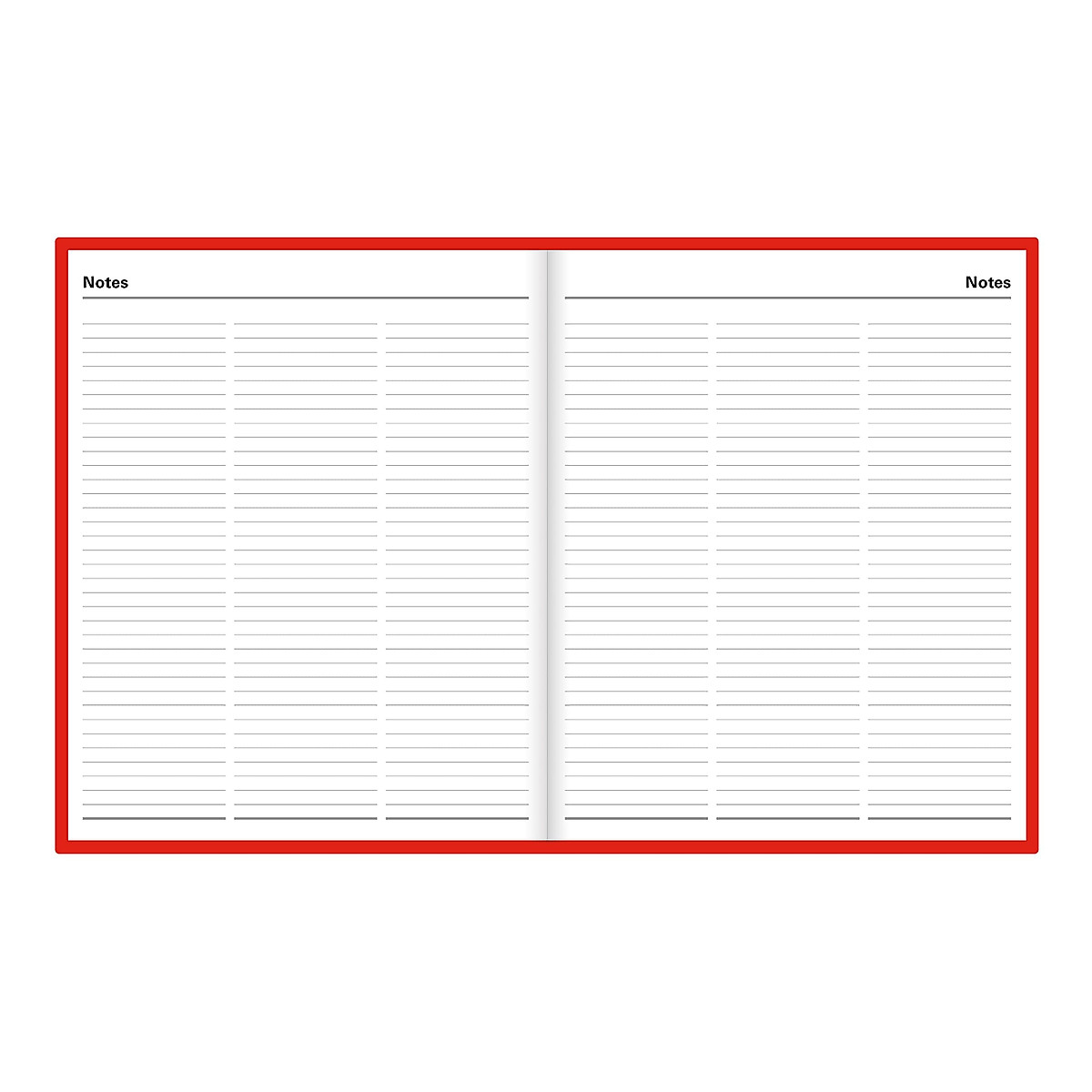 Letts of London Standard Daily Planner, 12 Months, January to December, 2024, Day-Per-Page, Quarto Size, 10.25" x 8.25", Burgundy (C10YBY-24)