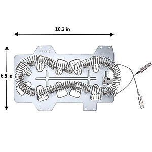 Samsung Dryer Heating Element DC47-00019A, Dryer Repair Kit with DC47-00018A Thermostat, DC47-00016A & DC96-00887A Thermal Fuses and DC32-00007A Dryer Thermistor
