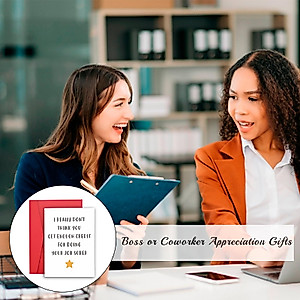 Boss Gifts for Women Men Boss Gifts for Christmas Valentines Gifts for Him Boss Birthday Card Work Anniversary Boss Lady Gifts Boss Cards for Women Office Thank You Manager Leader Boss Day Gifts