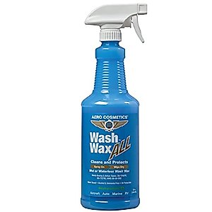 Wet or Waterless Car Wash Wax 32 fl. oz Aircraft Quality for your Car, RV, Boat, Motorcycle. Anywhere, Anytime, Home, Office, School, Garage, Parking Lots.