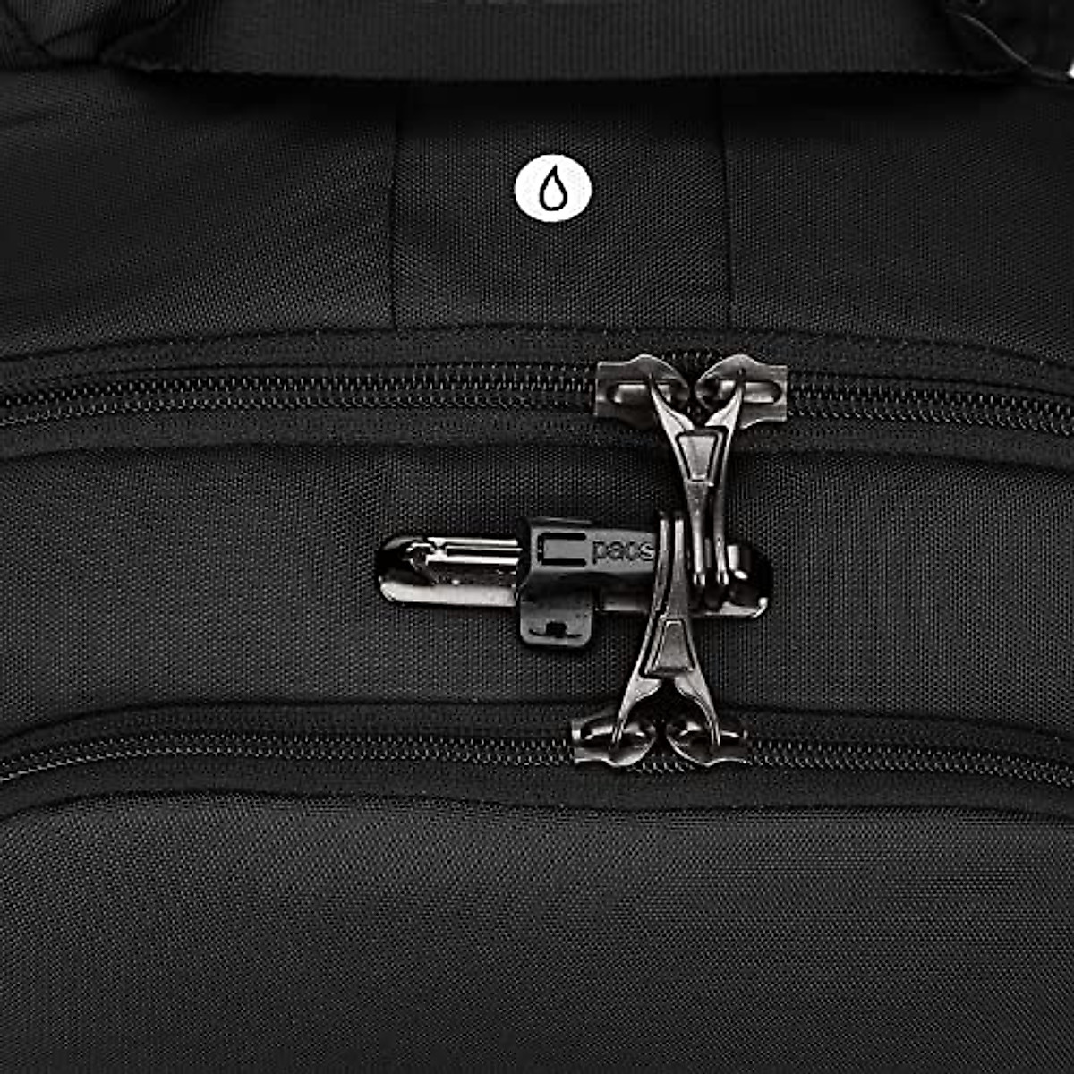 Pacsafe Vibe 20L Security & Anti-Theft Daypack - Slash Proof & Lockable, Black