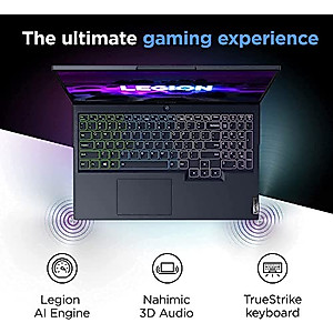 Lenovo Latest Legion 5 Pro 16" 165Hz QHD IPS Gaming Laptop, AMD Ryzen 7 5800H, 32GB RAM 1TB PCIe SSD, NVIDIA GeForce RTX 3070 8GB, Wi-Fi, Webcam, RGB Backlit Keyboard, Windows 11 Home, Grey