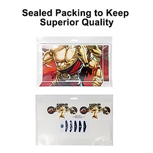 Vinyl Decal Skins for PS4 Console and Controllers- Protective Stickers Cover for PS4 Playstation 4 Console & Two Controllers Accessories -Red and Orange