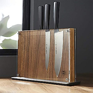 Schmidt Bros. Acacia Downtown Magnetic Knife Block Schmidt-22-Series, Up to 18-Piece