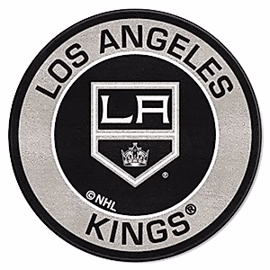 FANMATS 18874 Los Angeles Kings Roundel Rug - 27in. Diameter