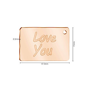 OPALSTOCK Personalized Locket Necklace Holds Pictures Photo Secret Message Inside Pendant Envelope Creative Seal Love Message Jewelry Gifts (envelope)